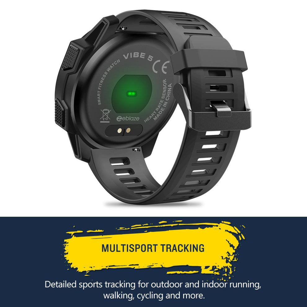 Zeblaze AMBIANCE 5 Full Round Screen Smart Watch With Heart Rate Senso ...