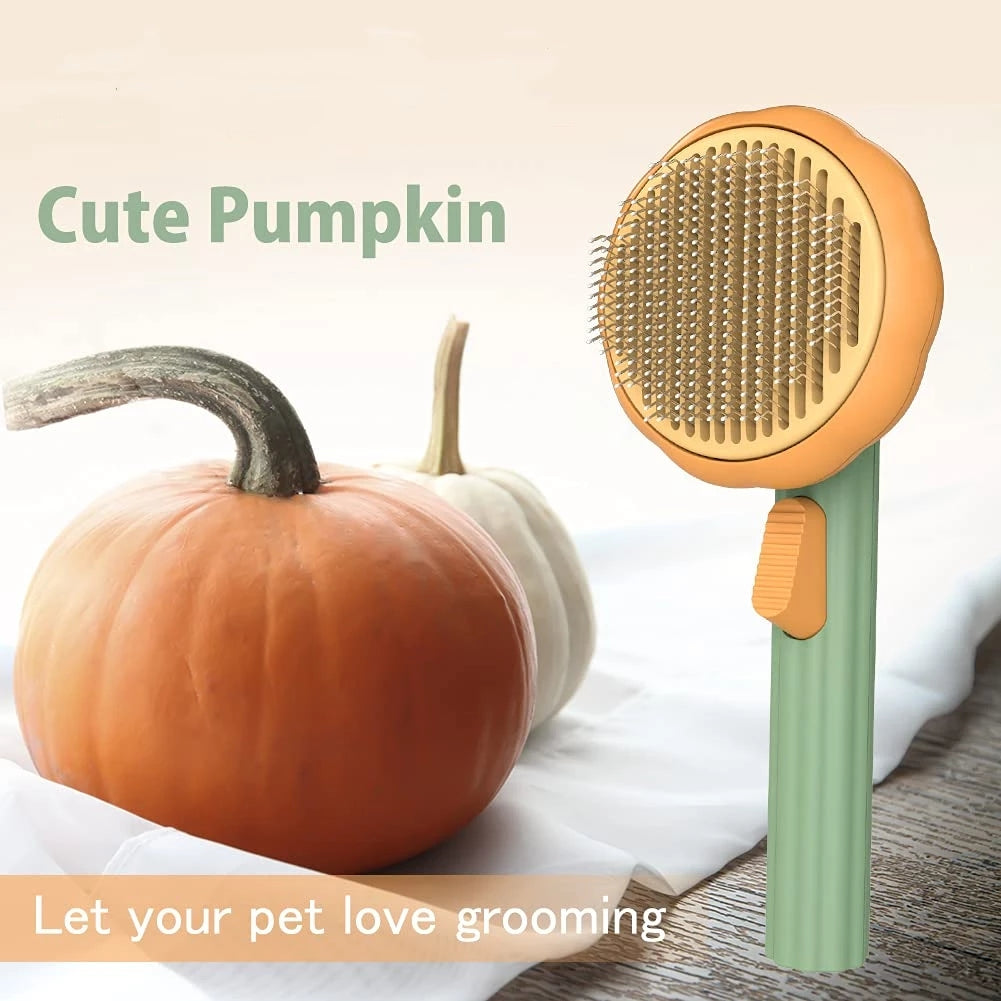Pumpkin Self Cleaning Comb For Cat – Sallye Shop
