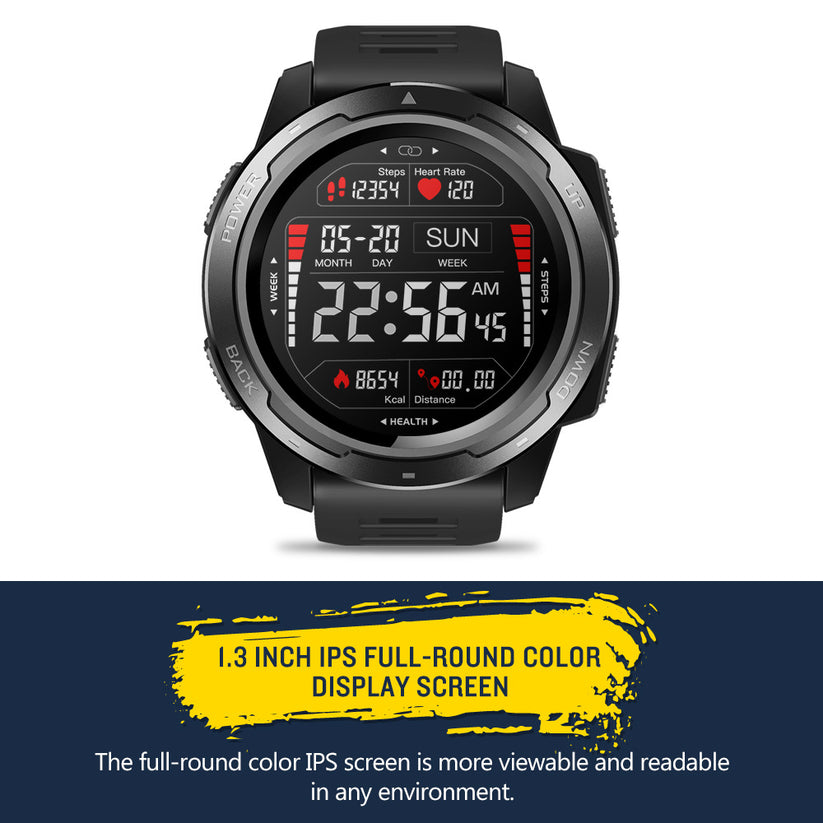 Zeblaze AMBIANCE 5 Full Round Screen Smart Watch With Heart Rate Senso ...