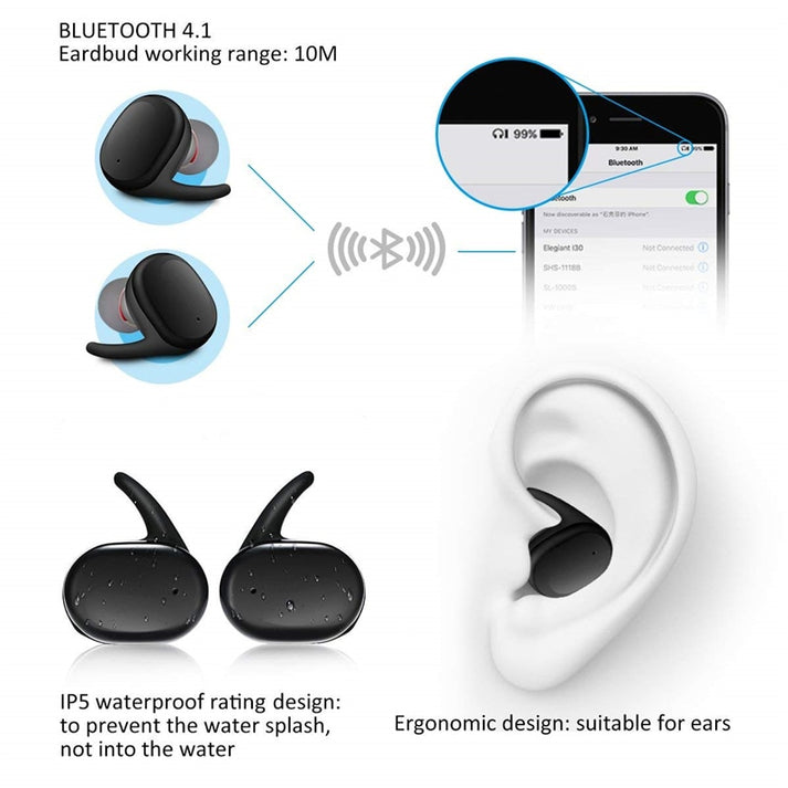 Y30 TWS Bluetooth 5.0 Noise Cancelling Earbuds – Sallye Shop