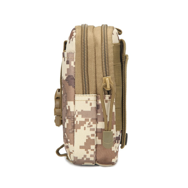 Molle Pouch Belt Waist Pack Bag Small Military Running Travel Camping ...