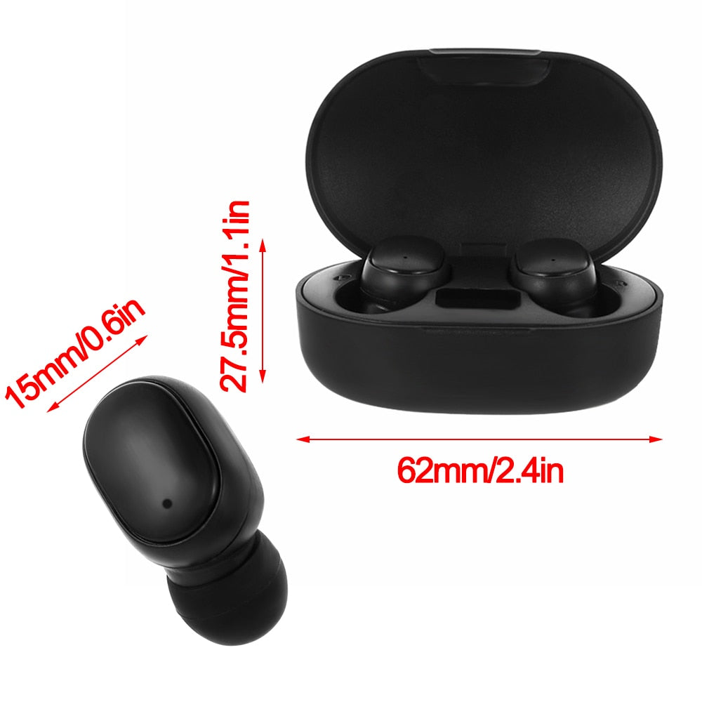 TWS E6S Wireless Bluetooth Waterproof Earbuds With Digital LED Display ...