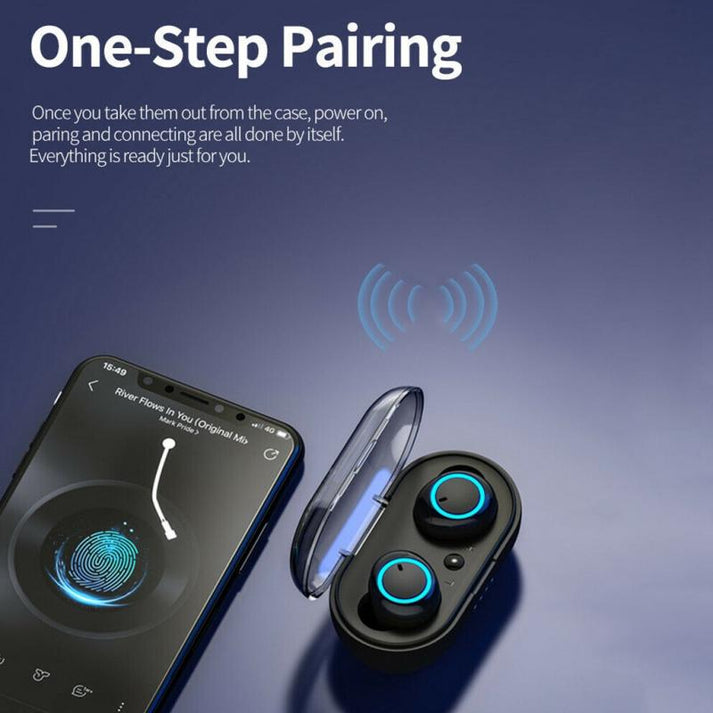 Y50 TWS Bluetooth 5.0 IPX7 Waterproof Earbuds With Deep Bass – Sallye Shop